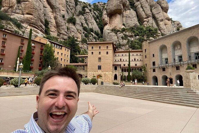 Barcelona to Montserrat Monastery: Tour, Transfers & Basilica - First Stop: Monistrol de Montserrat (1 hour 30 minutes)