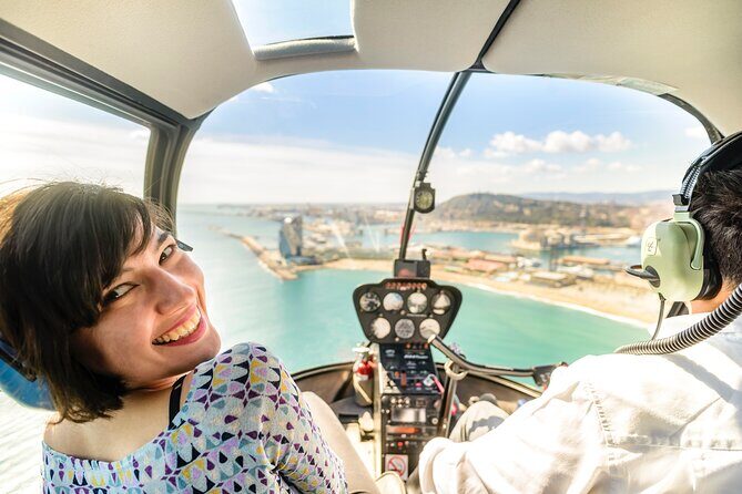 Barcelona's Panoramic Helicopter Flight & Heliport Boat Transfer - Key Points
