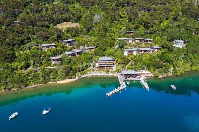 Bay of Many Coves, Marlborough Sounds- Heli-lunch from Wellington - Key Points