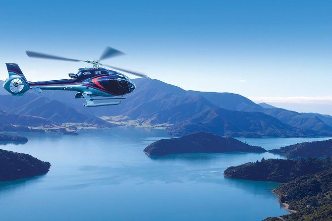 Bay of Many Coves, Marlborough Sounds- Heli-lunch from Wellington - The Flight Experience and Itinerary