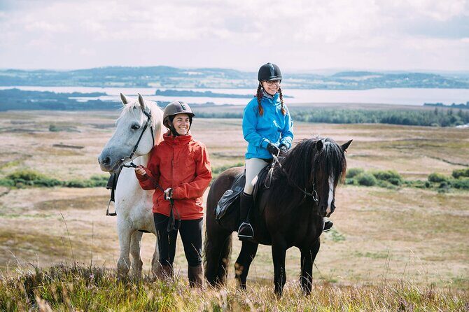 Beach & countryside horse riding outside Westport. Guided. 1 hour - Scenic Route and Key Stops