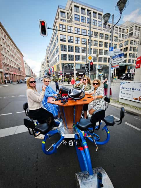 Beer Bike & Party Bike: An Unforgettable Berlin City Tour with Pick-up - What To Expect From the Experience