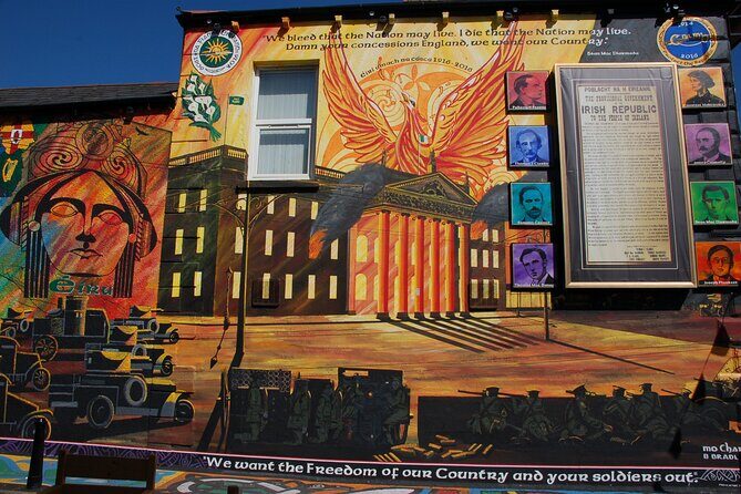 Belfast Famous Black Taxi Tour Political Murals & Peace Wall 2 Hr - Key Points