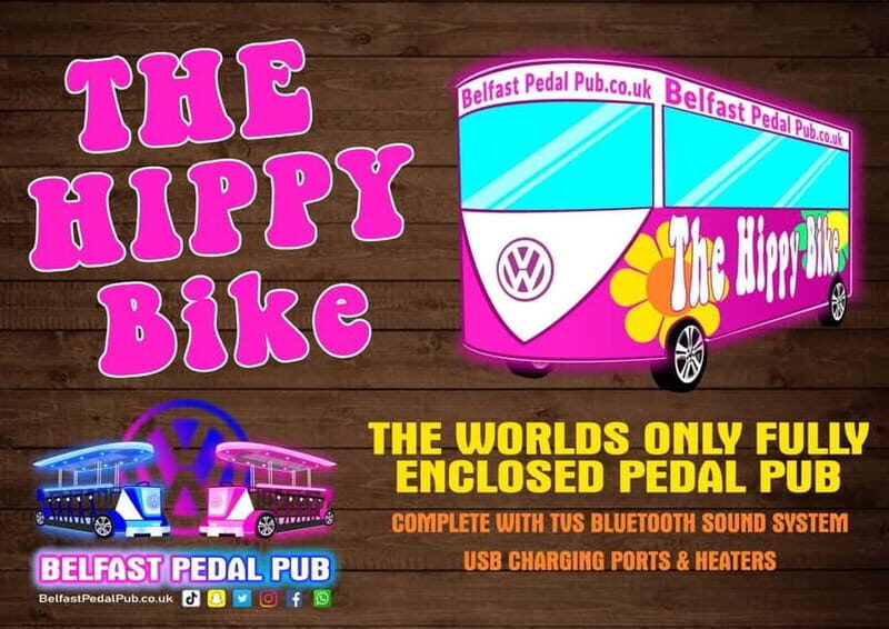 Belfast: Fully Enclosed Pink Party Bike Ride - The Experience in Detail