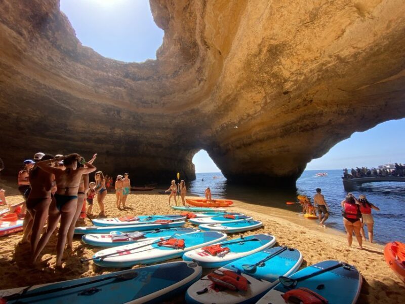 Benagil: Benagil Cave Stand Up PaddleBoard Tour at Sunrise - Key Points