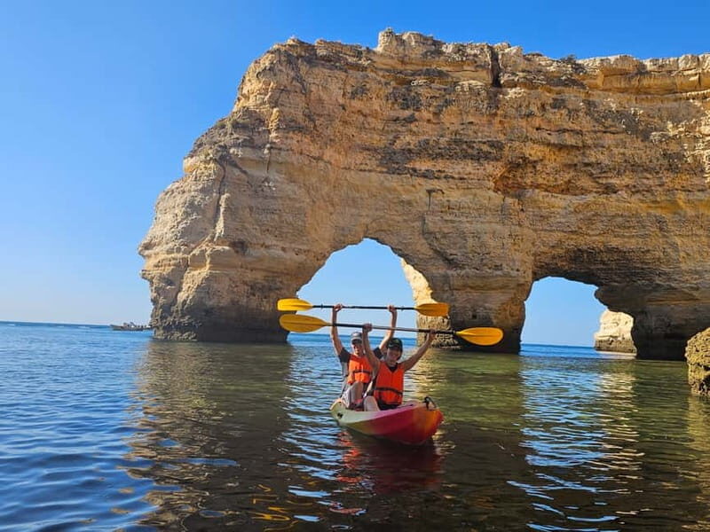 Benagil Cave: Guided Kayak Tour with Caves and Cliffs - Key Points