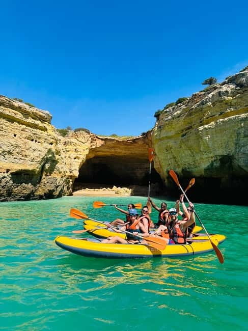 Benagil: Guided Kayak Tour inside caves and Praia da Marinha - The Sum Up