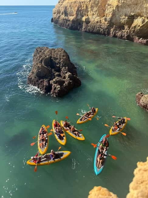 Benagil: Guided Kayak Tour inside caves and Praia da Marinha - FAQs
