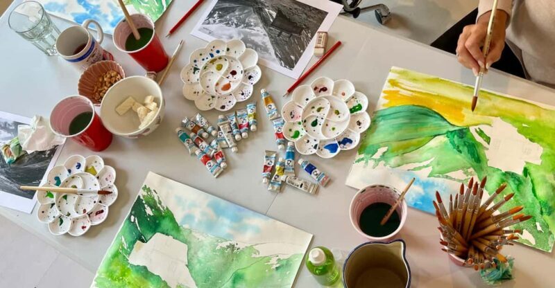 Bergen: paint Norwegian landscape with watercolor - Dives into the Details: What to Expect