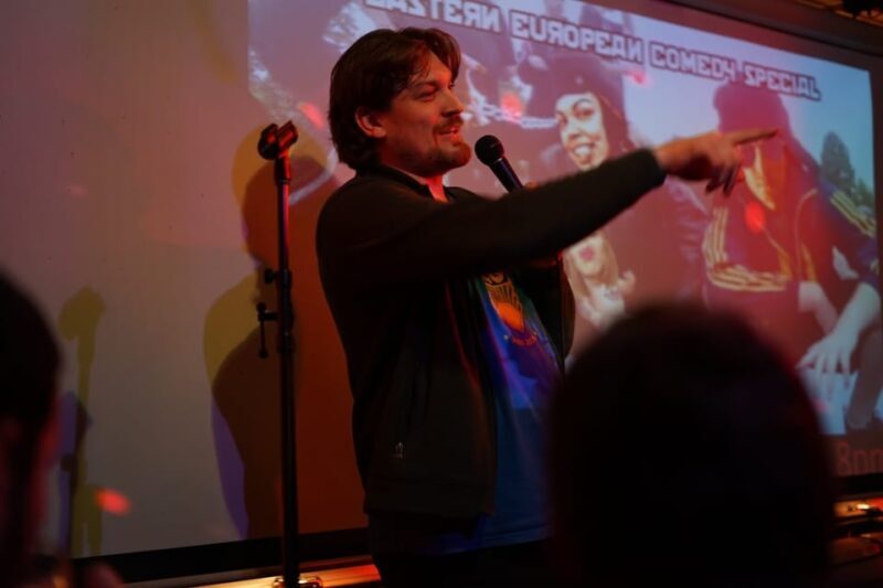 Berlin: Eastern European Comedy Special Ticket and Free Shot - Key Points