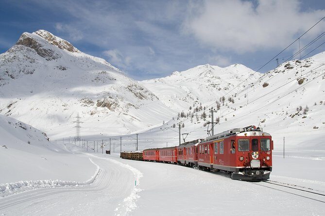 Bernina Red Train And St Moritz Tour from Milan - Key Points