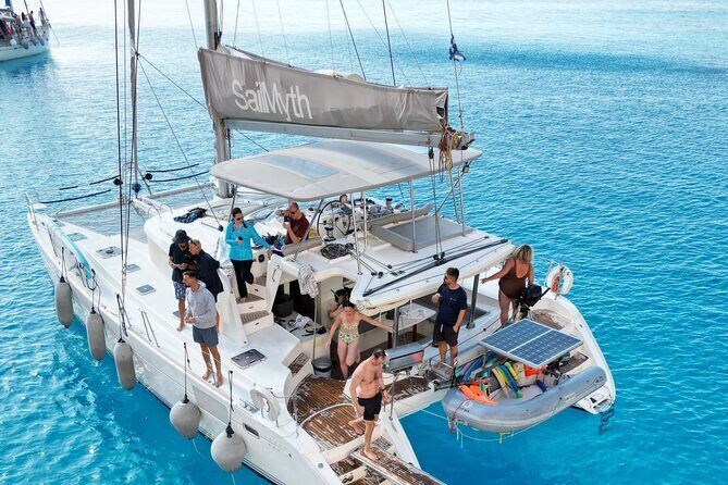 Best of Milos and Poliegos Catamaran snorkelling Cruise with BBQ - An In-Depth Look at the Milos and Poliegos Catamaran Experience