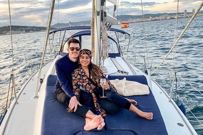Big sailboat until 12 passengers + crew from Barcelona with Cava - The Itinerary: Stops with a View