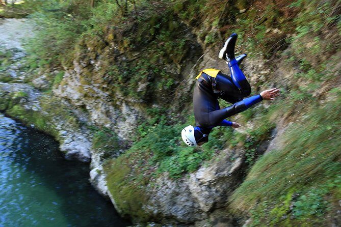 Bled and Bohinj Valley Canyoning with Hotel Pickup & Free Photos - FAQs