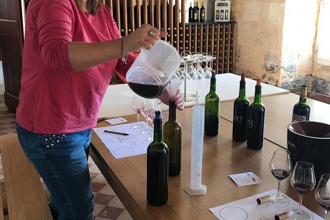 Blending workshop and tour of the chateau - Key Points