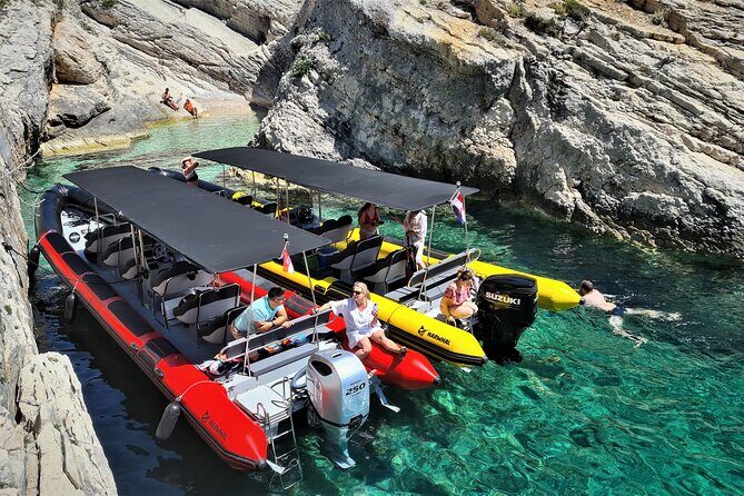 Blue Cave & Hvar, 5 Islands Speedboat with Luxury Seats in Shade - Key Points
