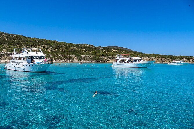 Blue Lagoon Latchi Pafos, boat trip with water slide F/D - The Boat Experience: Drinks, Water Slide, and Atmosphere