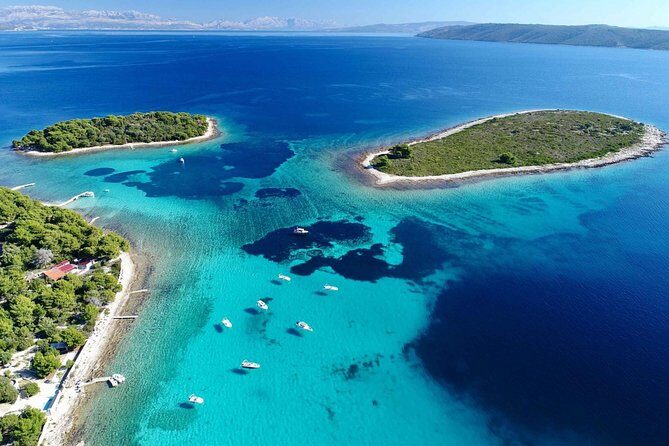 Blue Lagoon, Trogir & iovo catamaran tour with Food and Drinks - The Experience in Detail