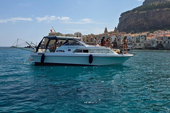 Boat Excursions Coast to Coast Cefalù with aperitif - Key Points
