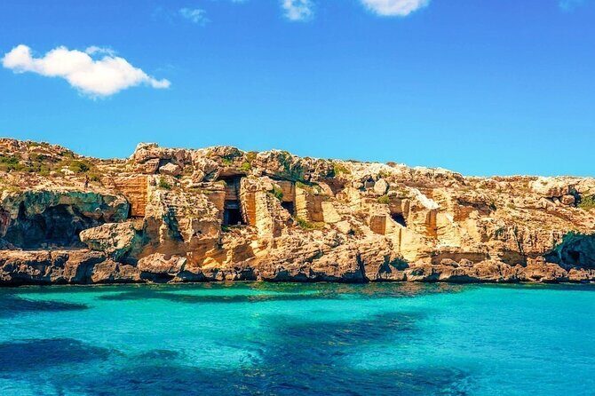 Boat tour Excursion from Trapani to Favignana and Levanzo 8 hours - Key Points