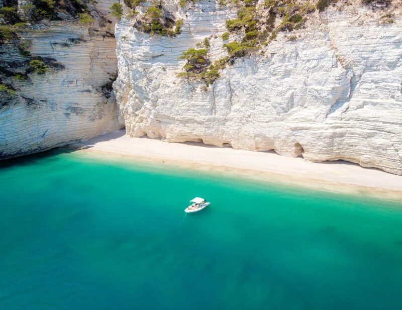 boat tour south coast and sea caves in vieste - Introduction to the Vieste Sea Cave Boat Tour