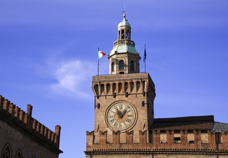 Bologna: Clock Tower Audio Guide and Food Tasting - Key Points