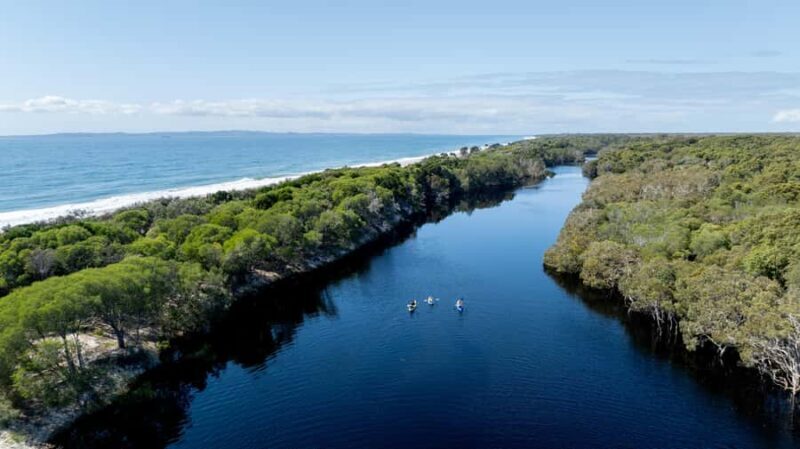 Bribie Island: Sea to Table 4WD, Kayak, & Seafood Lunch Tour - Transport, Timing, and Group Size