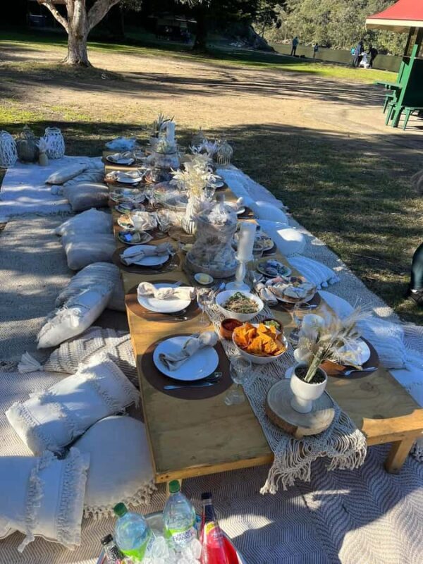 Brisbane Luxurious pop up picnic at the City Botanic gardens - What the Experience Includes