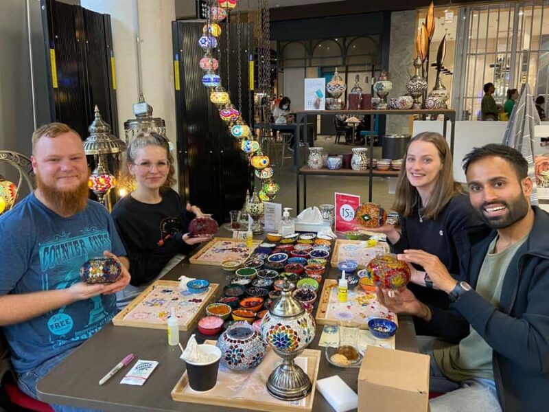 Brisbane: Mosaic Art Classes - Turkish Lamp Workshop - The Experience: Step-by-Step Breakdown