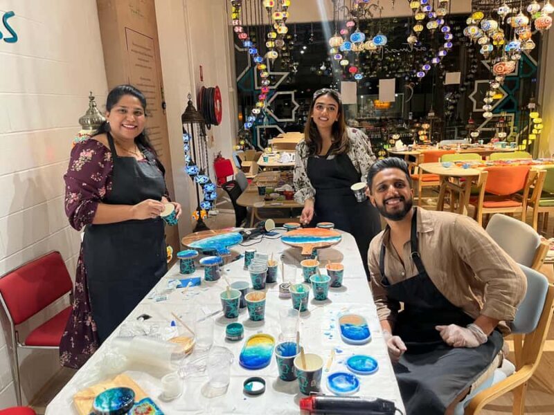 Brisbane: Resin Art Classes - Cheeseboards & Coasters - Price and Value