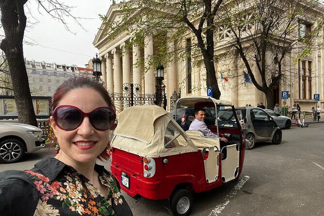 Bucharest Tuk Tuk city tour - Communist Era Landmark