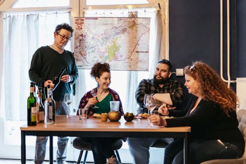 Budapest: Hungarian Wine Tasting with 8 Wines and Tapas - Key Points