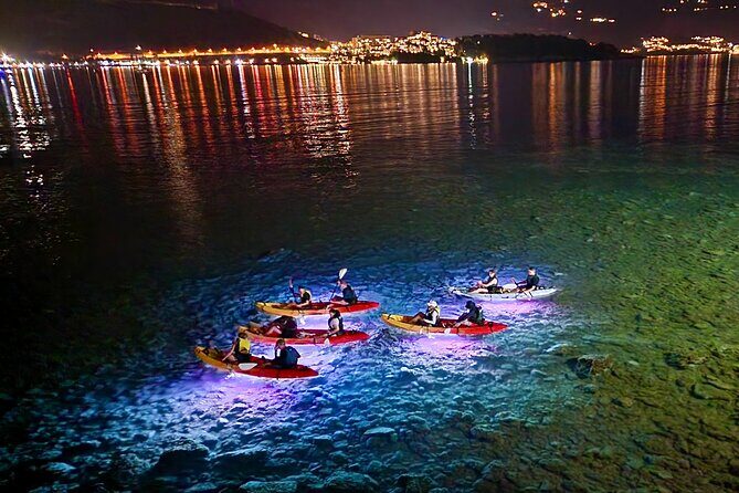 Budva: 2-Hour «Night Lights» Kayak Tour - Key Points