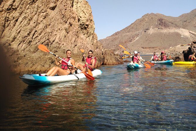 Cabo de Gata: Tour en kayak y snorkel full face + fotos incluidas - Key Points