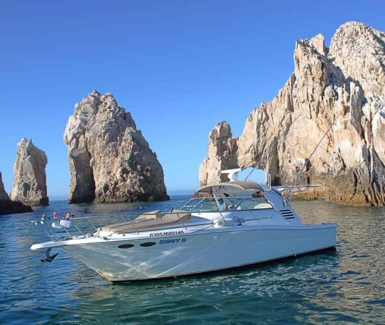 Cabo Private 36ft Yacht  Scenic Cruise & Relaxation - Key Points