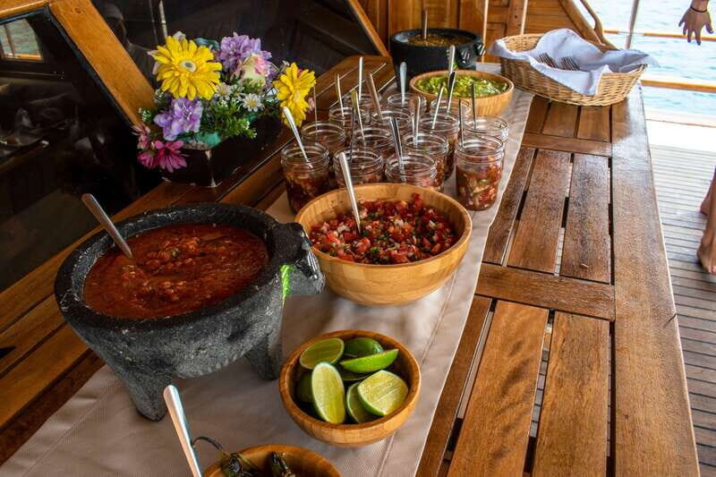 Cabo San Lucas: Sunset Yacht Cruise w/Chef Dinner & Open Bar - FAQs