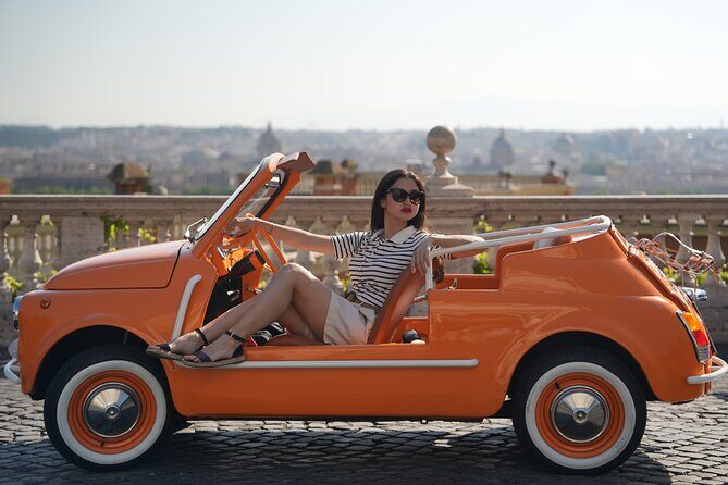 Cabriolet Vintage Fiat 500 City tour with Photoshoot - The Sum Up
