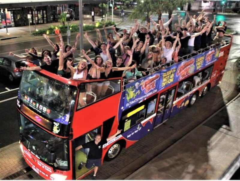 Cairns: Ultimate Party Bus with drinks included - Key Points