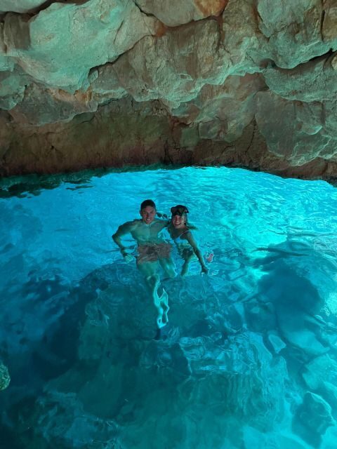 Cala Granadella: Cala en Caló Sea Cave Snorkel & Kayak Tour - The Itinerary in Detail