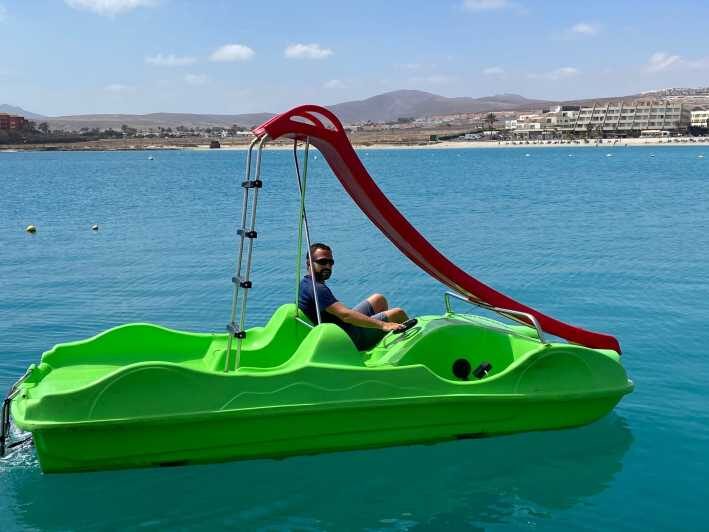 Caleta de Fuste: Pedalo with slide rental - Key Points
