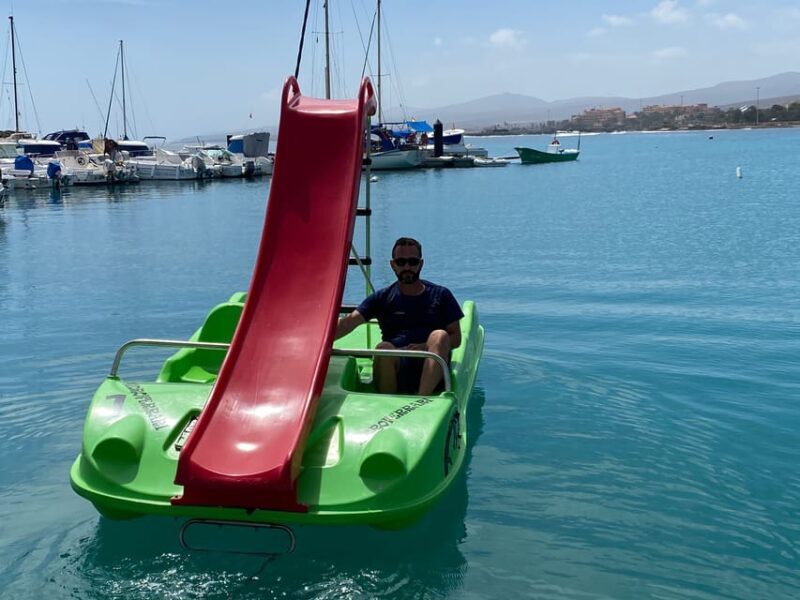 Caleta de Fuste: Pedalo with slide rental - Why Choose the Pedalo with Slide in Caleta de Fuste?
