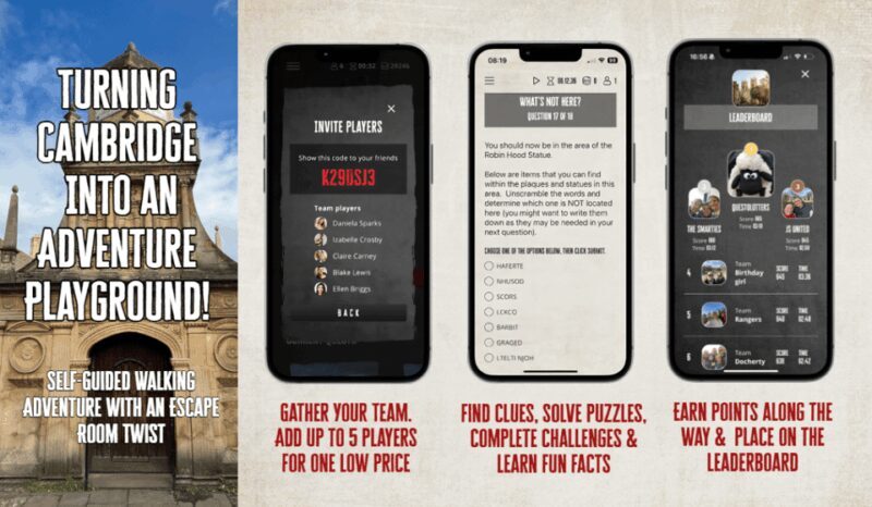 Cambridge: City Walking Tour & Exploration Game - Exploring Cambridge with the Self-Guided Quest