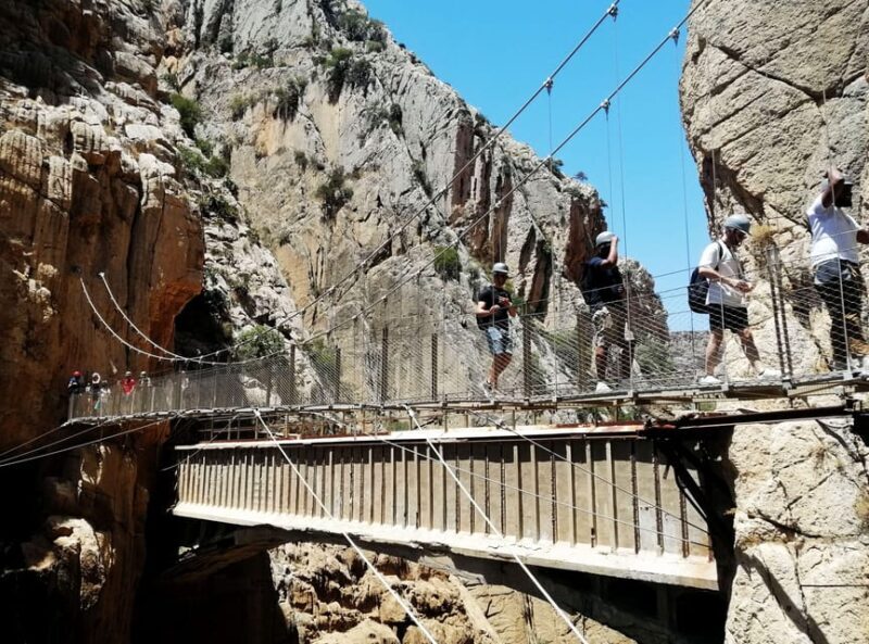 Caminito del Rey from Málaga, small group up to 7 people - Key Points
