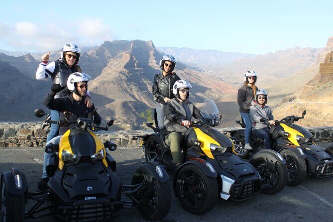 Can-am Ryker three wheels tricycle Mountain Tour (Maspalomas) - Key Points