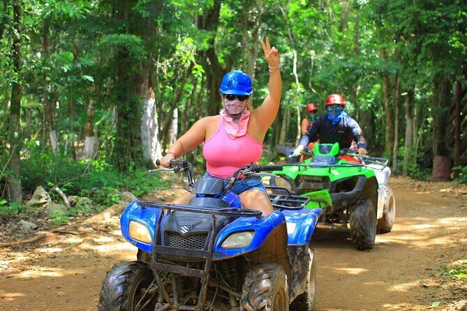 Cancun Adventure Tour with Ziplines, ATVs and Cenote Swim - Key Points