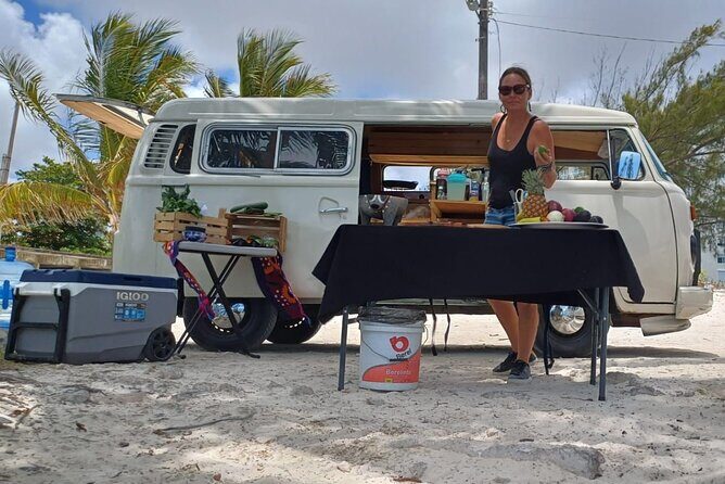 Cancun Beach Seafood Barbecue Class in a Kombi - FAQs