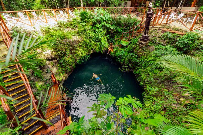 Cancun Cenote Adventure: Swim in 3 Cenotes with Zipline&Waterfall - The Sum Up
