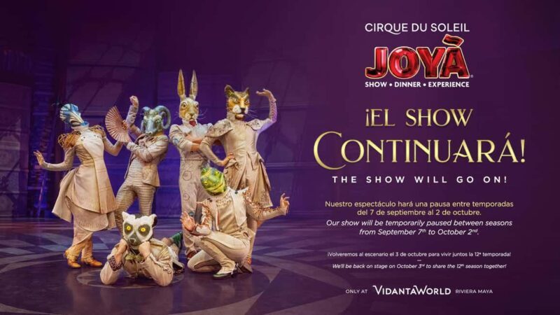 Cancún: Cirque du Soleil JOYÀ Show Ticket - FAQ