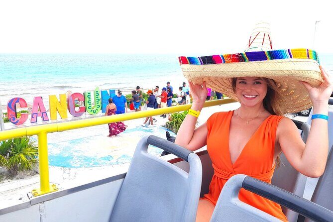Cancun City Sightseeing and Shopping Tour on a Double Decker bus - Key Points