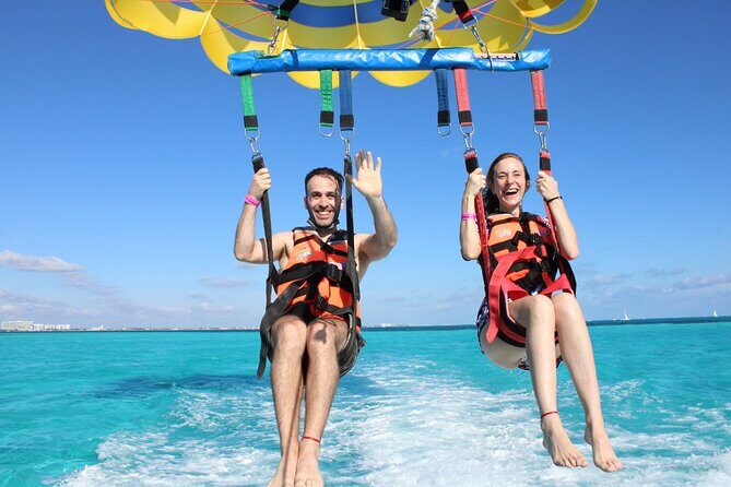 Cancun Fly and Swim Parasailing and Snorkeling Combo Tour - Key Points